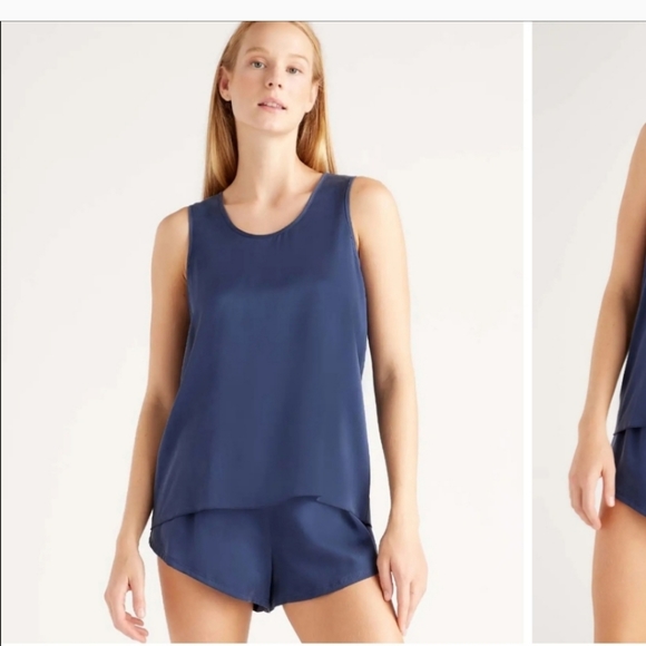 Quince | Intimates & Sleepwear | Quince Washable Silk Tank Pajama Set ...